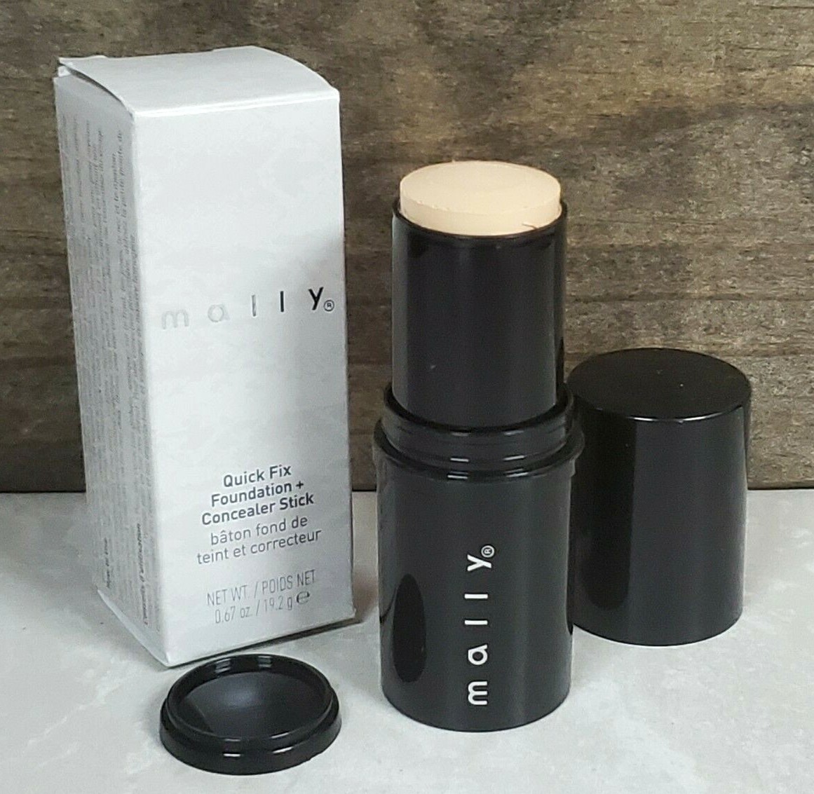 Mally Quick Fix Foundation & Concealer Stick ~ FAIR ~ full size new in ...
