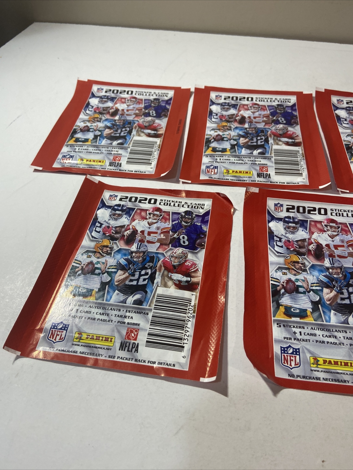 Panini - 2020 NFL Sticker Collection -5 PACKS LOT (25 Stickers & 5 ...