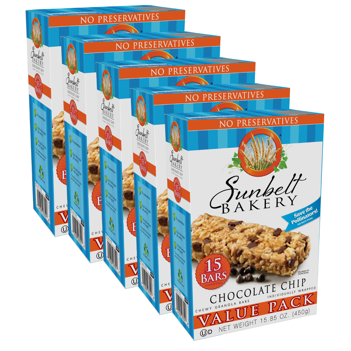 Package Chocolate Chip Granola Bars