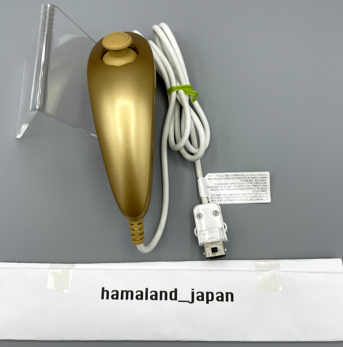 Club Nintendo Wii Golden Nunchuk Nunchuck Gold Controller rare Used ...