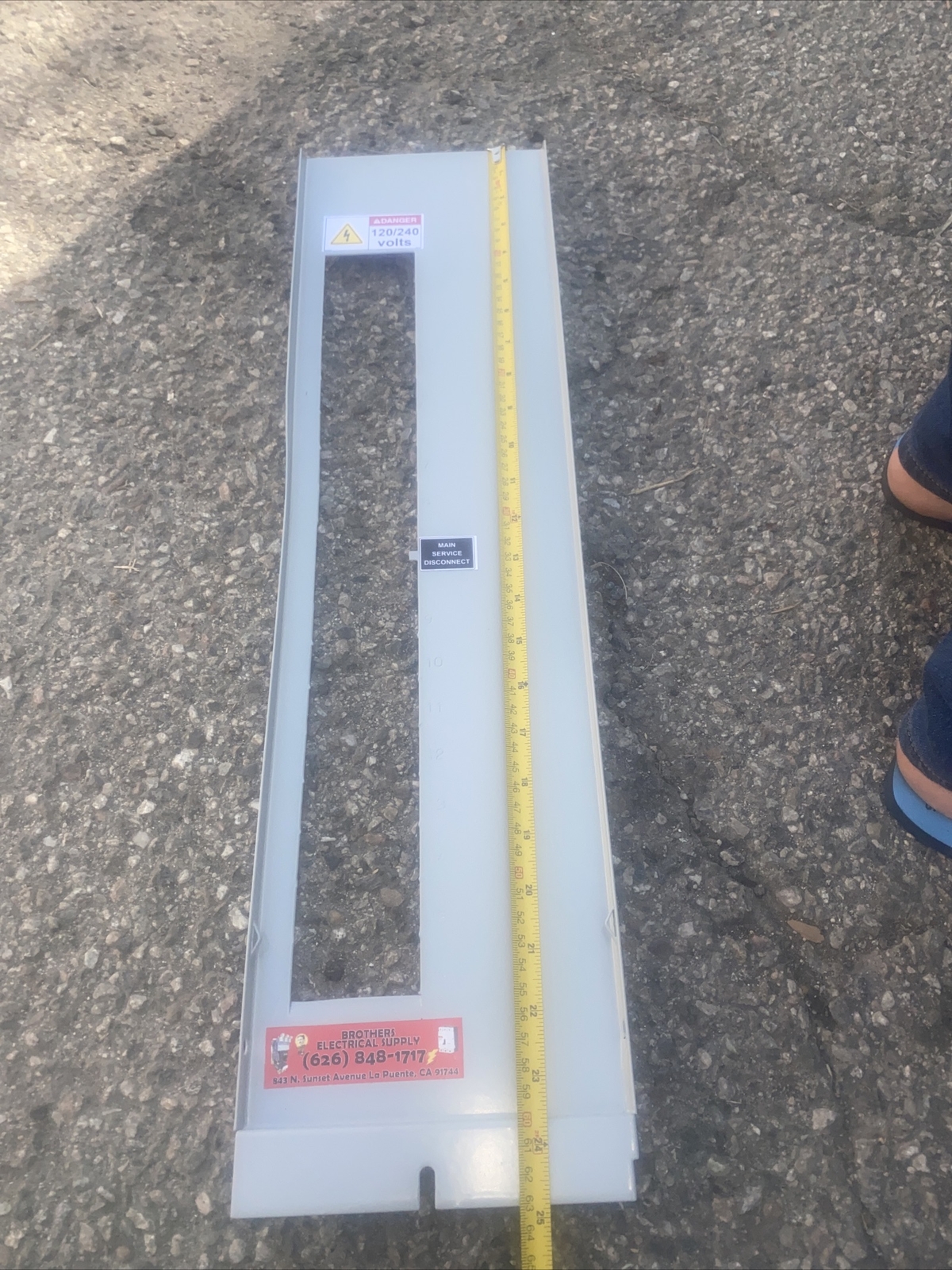 SQD DEAD FRONT COVER 100 AMP 120/240V 1 PHASE 16 SPC LONG 24 3/4 WIDE 6 ...