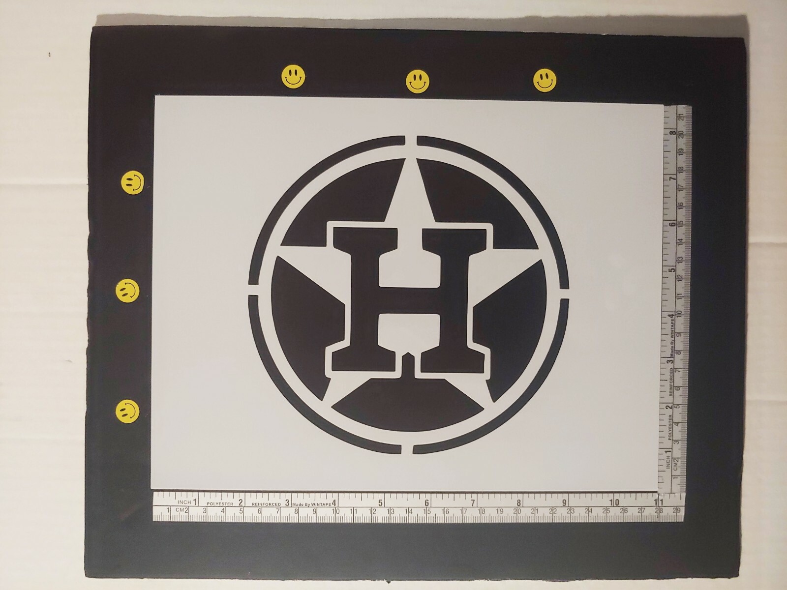 Houston Astros Baseball 8.5" x 11" Custom Stencil FAST FREE SHIPPING | eBay