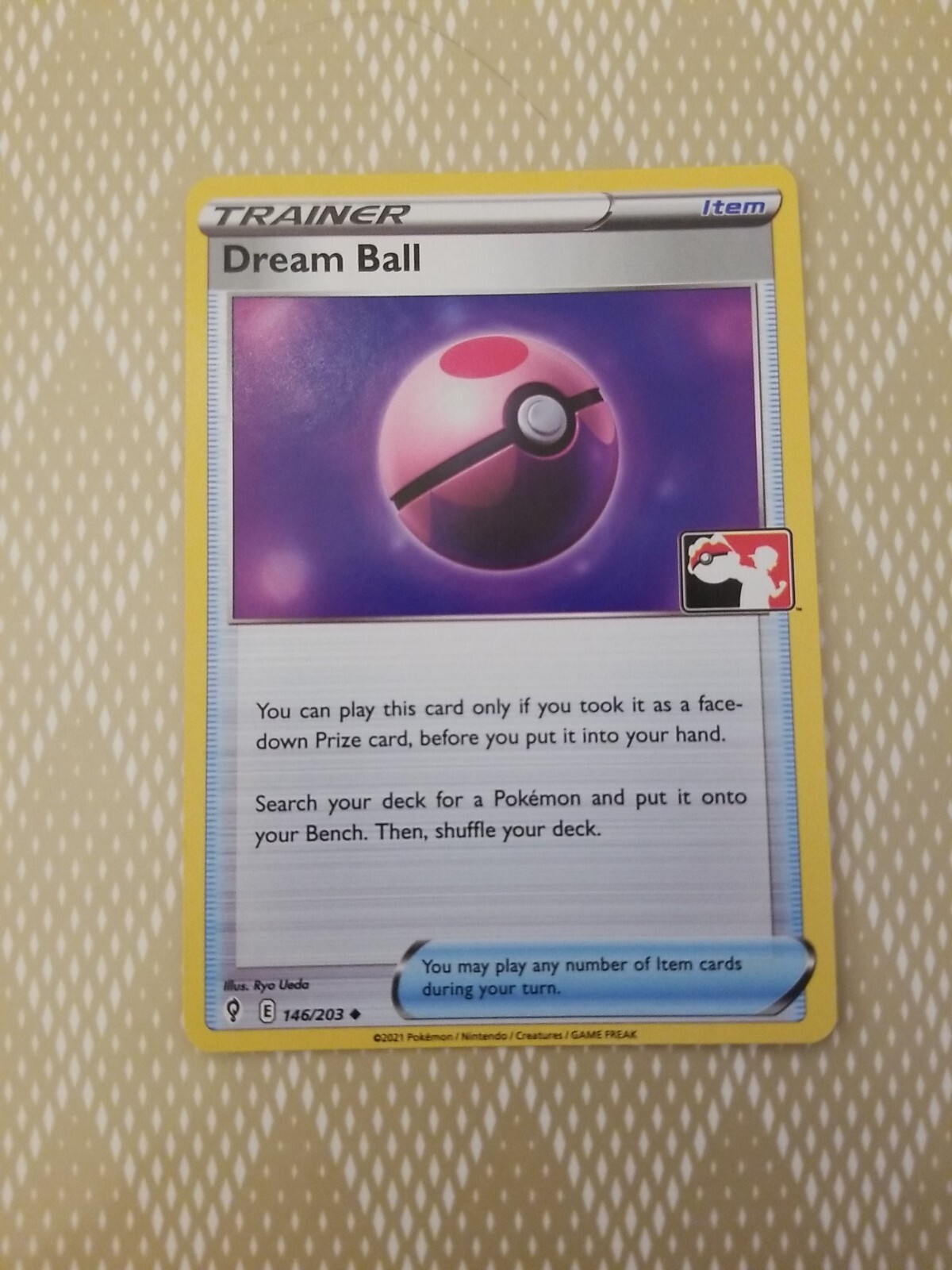 Dream Ball Pokemon Prize Pack Series 1 Promo Pokemon Card NM/LP Play ...
