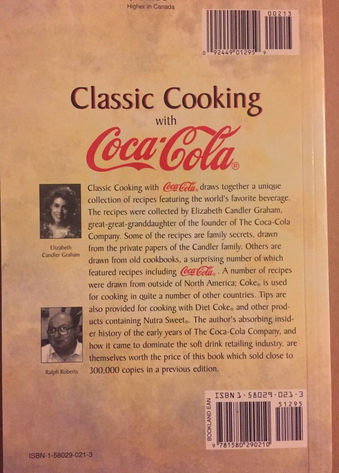 Classic Cooking with Coca-Cola Elizabeth C. Graham (1998, softcover) # ...
