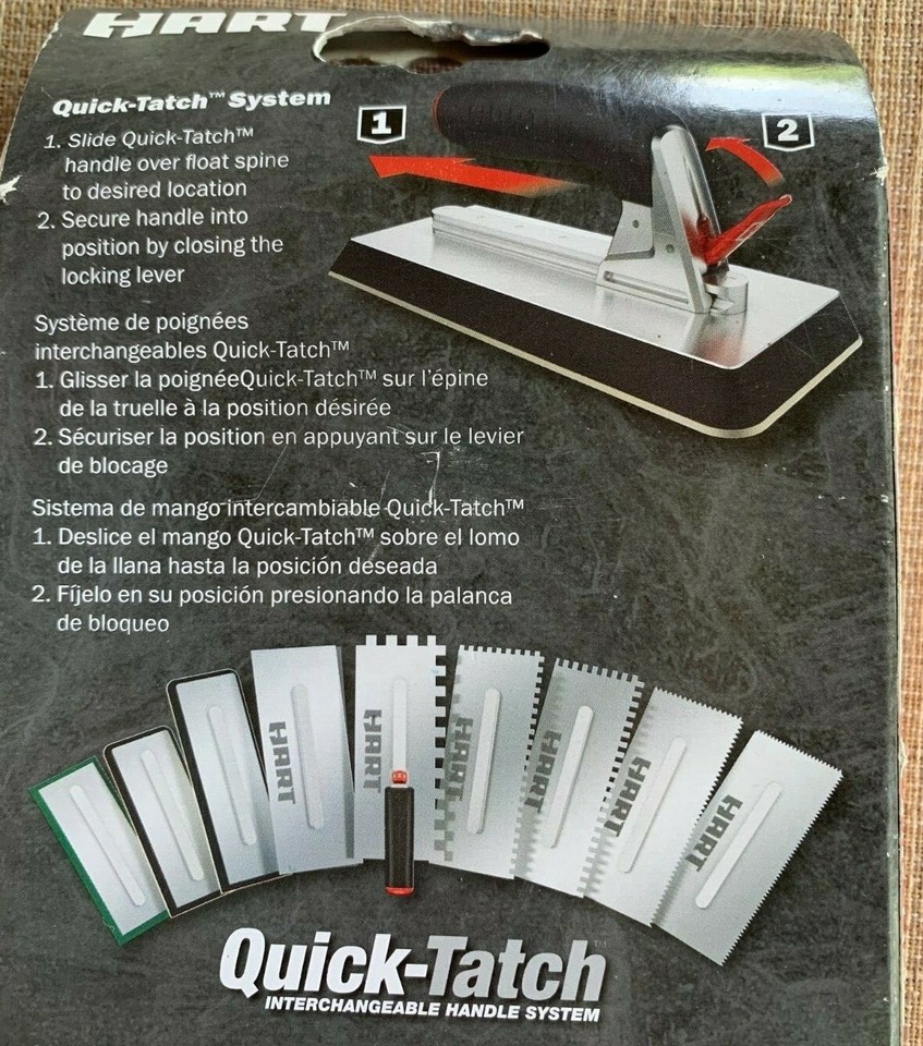 Hart Quick-Tatch Gum Rubber Grout Float HQTF030 NEW IN PACKAGE ...