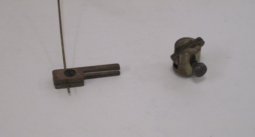 2* PARTS OF SUSPENSION SPRING OF A 400-DAY ANNIVERSARY CLOCK, REGULAR ...