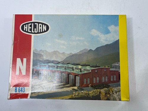Heljan N Scale Roundhouse B643 Box Only Vintage Model Railroad Building ...