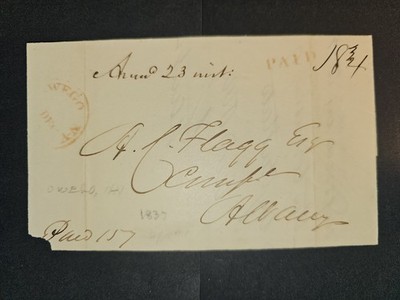 1837 NY State Land Inquiry to Comptroller Azariah C. Flagg | Oswego Law ...