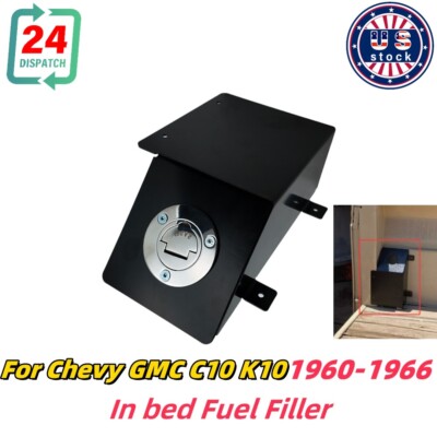 60-66 For Chevy GMC truck In bed Fuel Filler C10 K10 Gas Door Cap ...