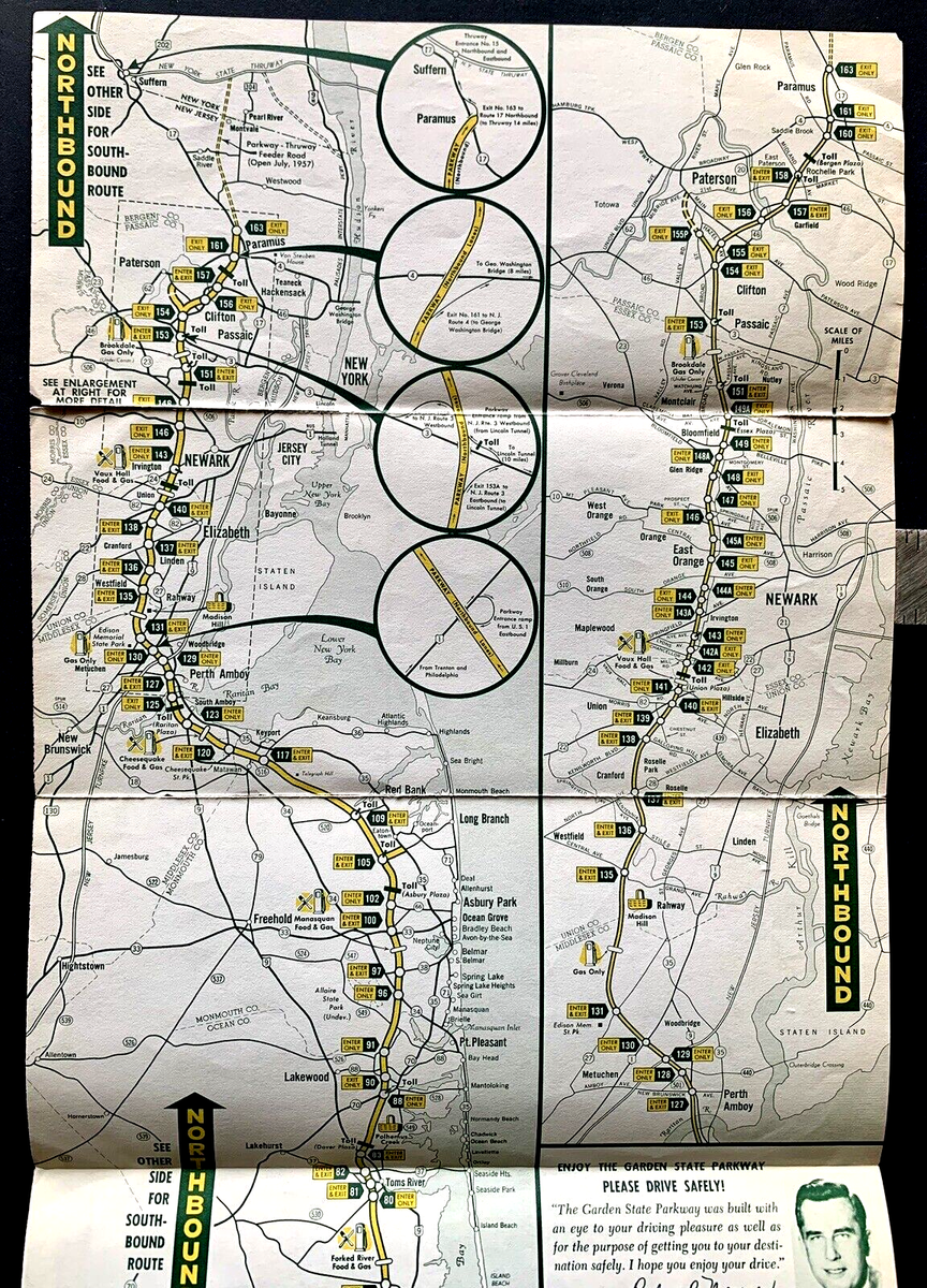 Garden State Parkway Nj Map