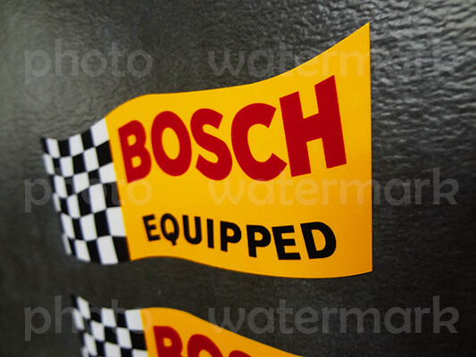 2pc Bosch Equipped Stickers Decals Spark Plugs Rally aufklebers Racing ...