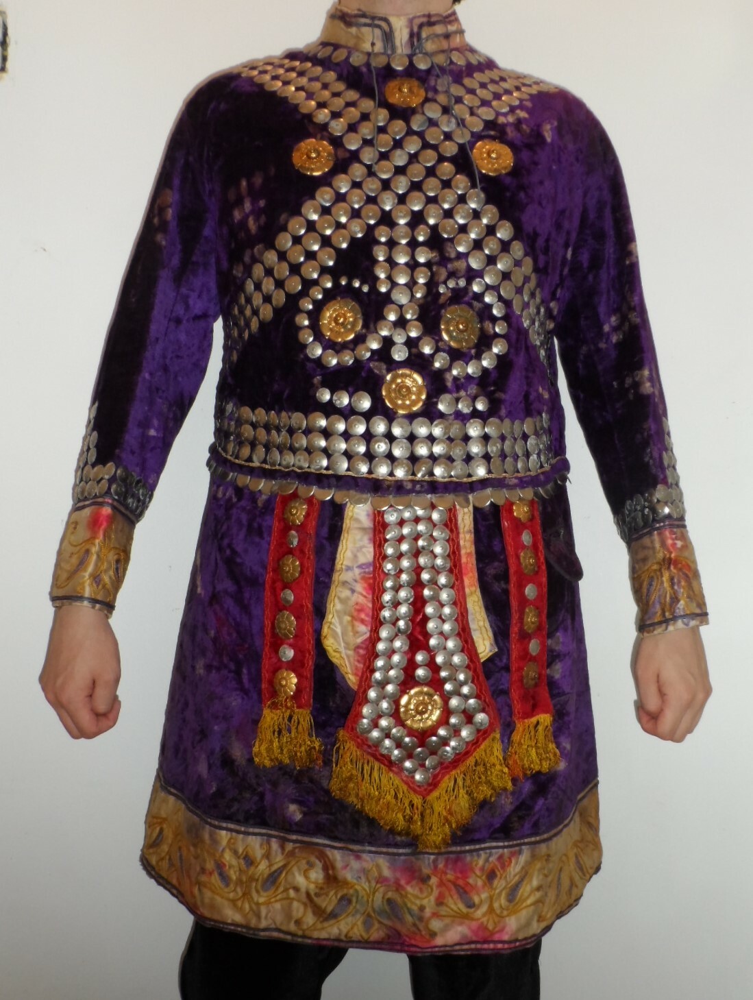 1800's Antique Velvet Knight Tunic Robe Pythias Mason… - Gem