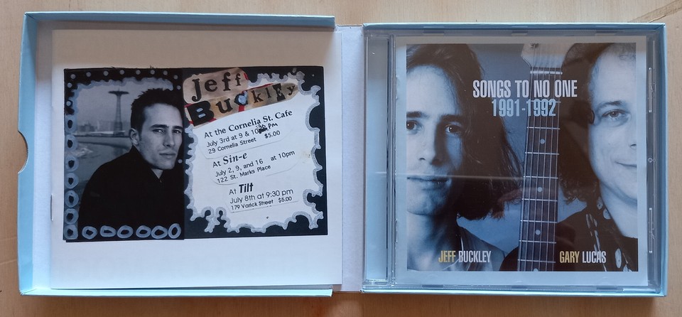 BOX Cd JEFF BUCKLEY GARY LUCAS Songs to no one 1991-1992 France 2002 ...