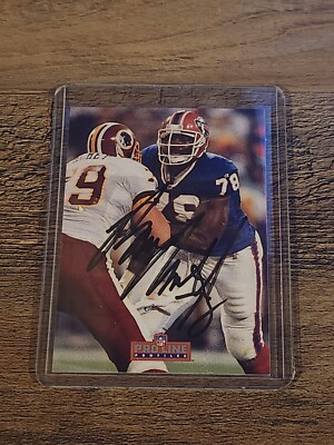BRUCE SMITH Autograph - 1992 NFL Pro Line Profiles Authentic on card ...