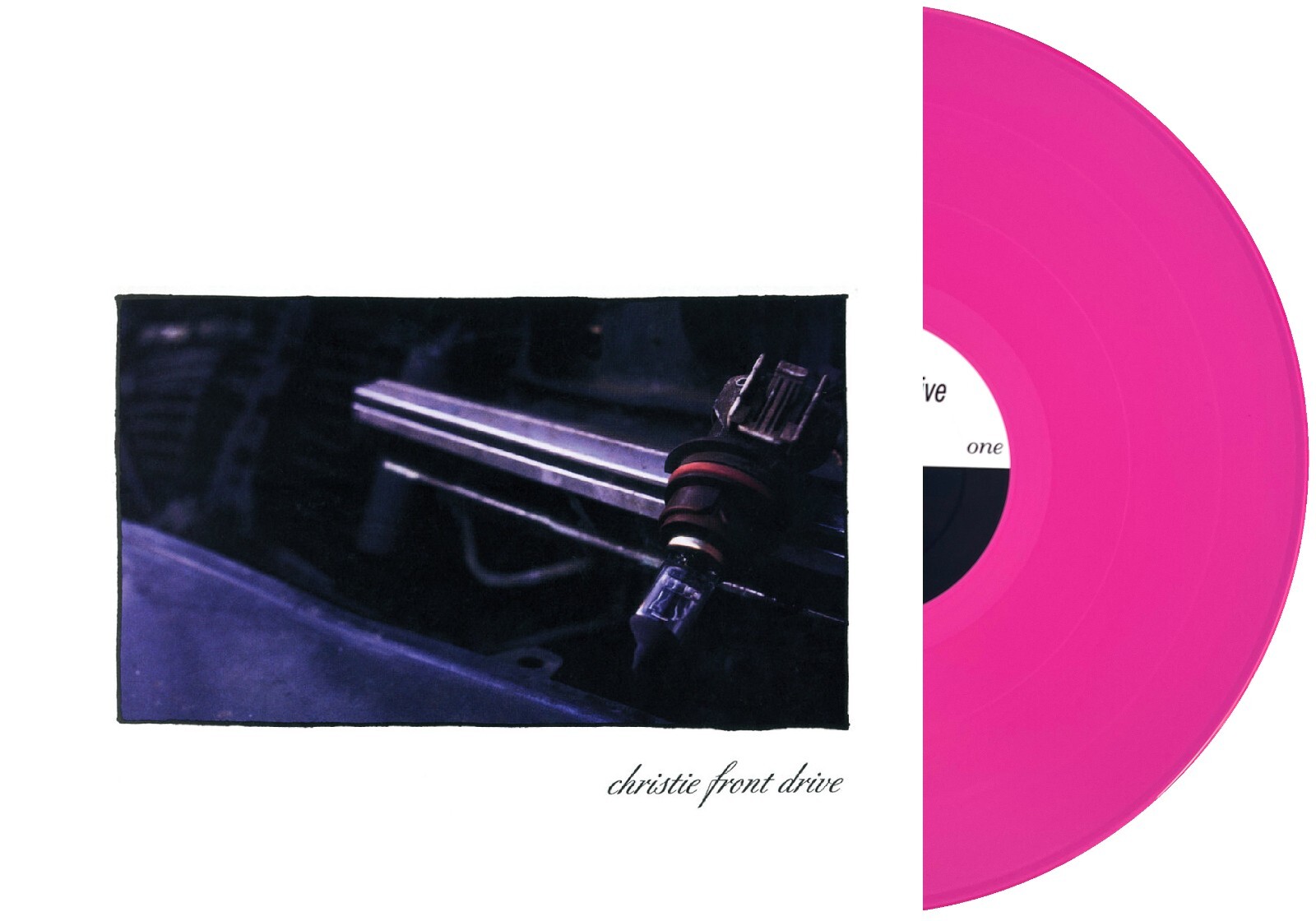 CHRISTIE FRONT DRIVE First LP PINK Vinyl emo punk jimmy eat world ...