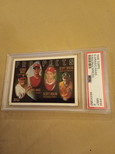 1996 TOPPS Scott Rolen/George Arias #434 Graded PSA 9 Rookie Baseball ...