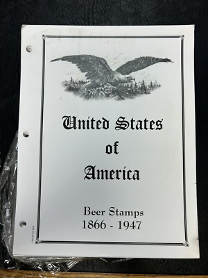 U.S. Beer Stamps Pages by US Albums 2002 2 parts 1866-1947 and 1914 ...