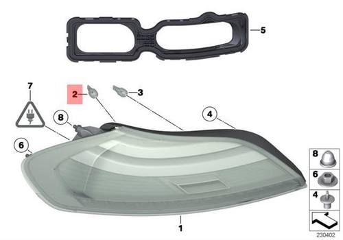 Genuine BMW E60 E60N E61N E65 E66 E67 E83N E85 Bulb Socket OEM ...