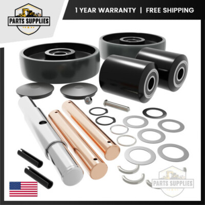 Complete Wheel Kit for Hyster Model HY55 HY-55 HY 55 Manual Pallet Jack ...