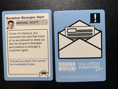 The Office Downsizing Game MICHAEL SCOTT Scranton Strangler Alert EMAIL ...