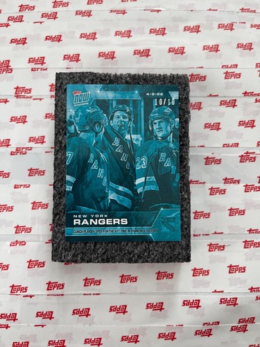 2021-22 NHL Topps NOW® Sticker #384 🏒 NY Rangers 🏒Clinched 61st Playoff ...