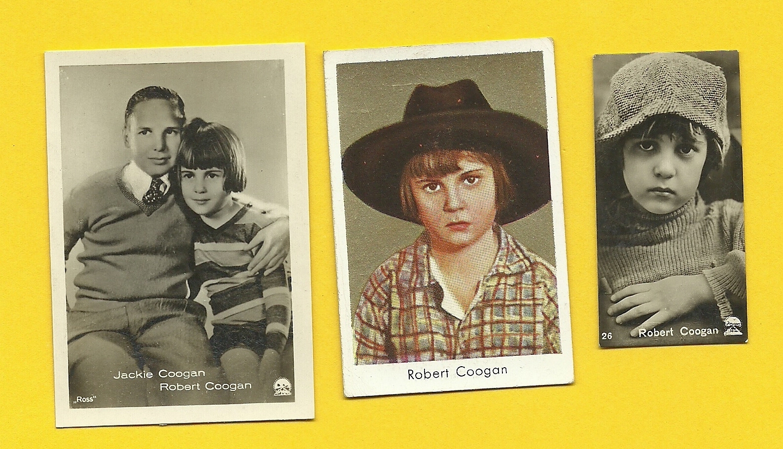 Robert Coogan with Jackie Coogan Child Movie Actor Fab Card Collection ...