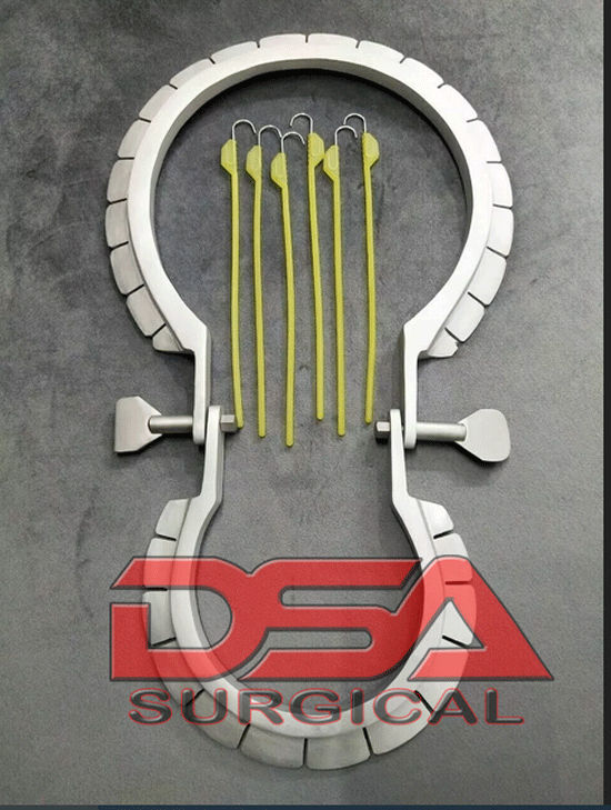 Lone Star Surgical Retractor Ring with 10 Hooks Surgical Instruments ...