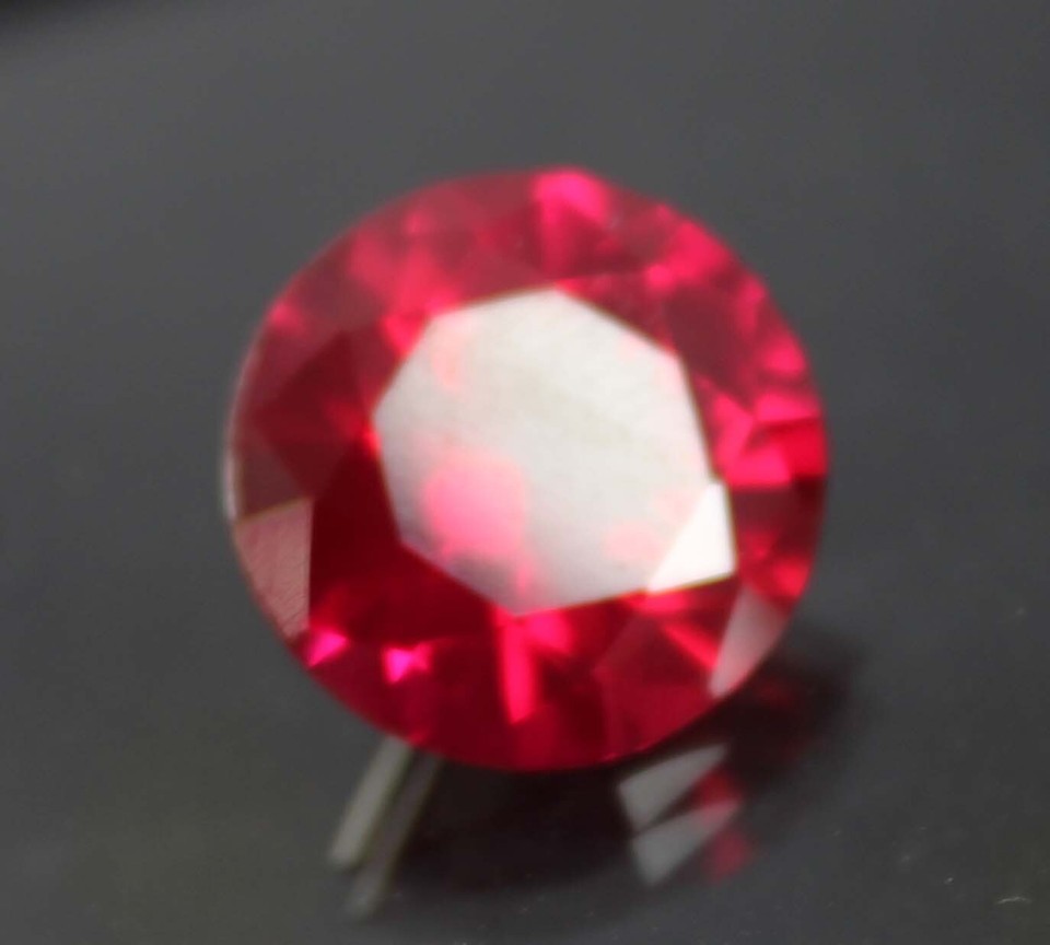 7 To 8 Ct Certified Natural Red Ruby Mozambique Round Cut Loose ...