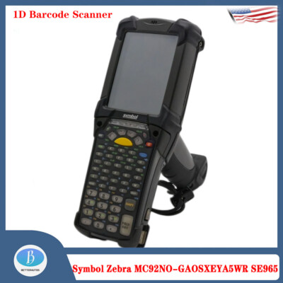 Symbol Zebra MC92NO-GAOSXEYA5WR SE965 1D Barcode Scanner / Mobile ...