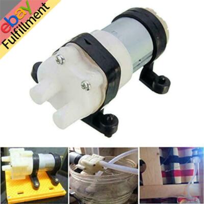 12V DC 6W/H Mini Aquarium Pump Fish Tank Motor for Diaphragm Pump Water ...