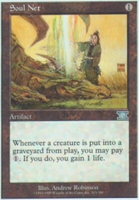 Moderate Play, English MTG Regular Soul Net Classic Sixth Edition Magic ...