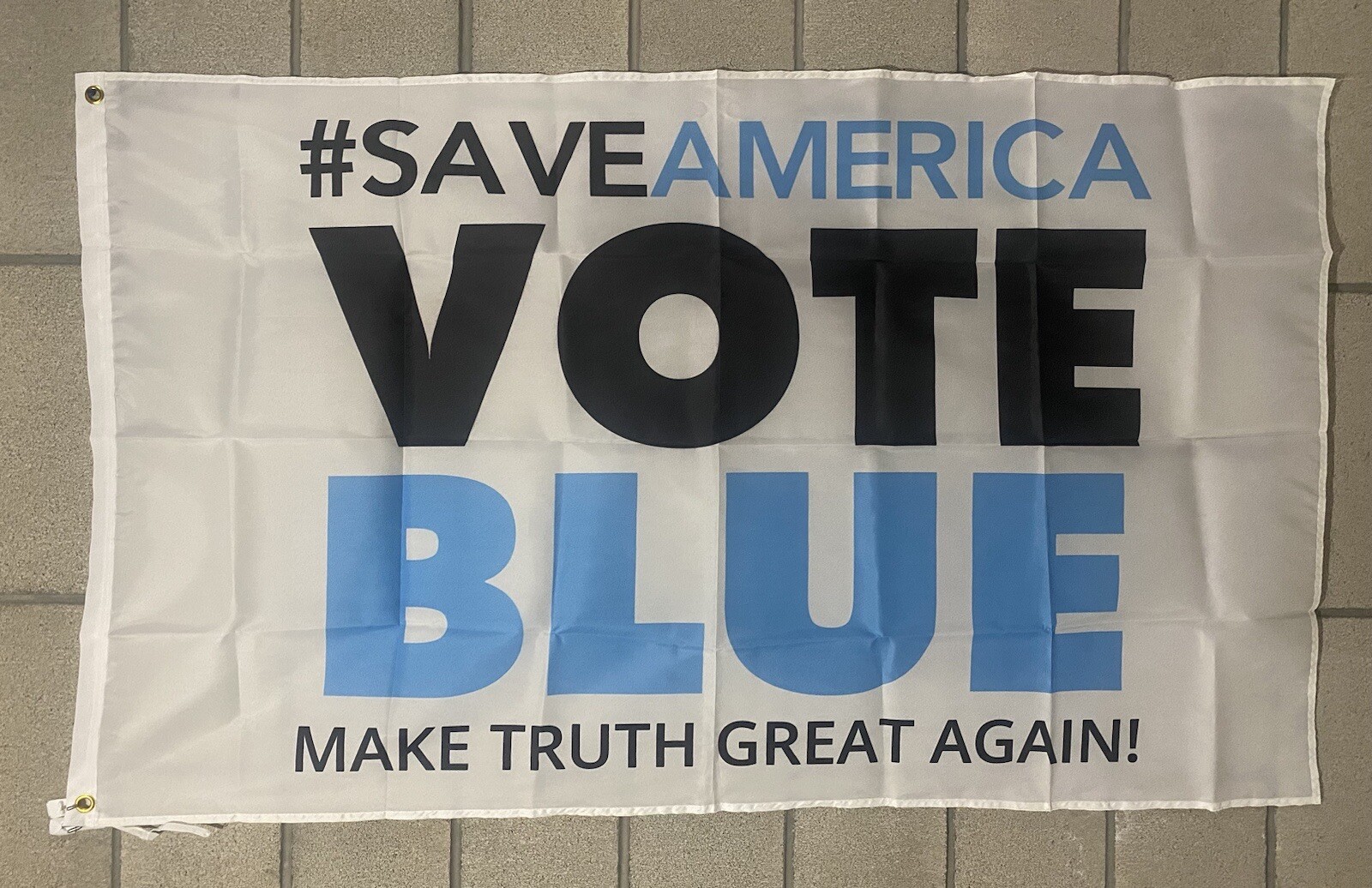 Vote Democrat Flag Free Ship Blue Wave Liberal Elect USA 3x5' Sign ...