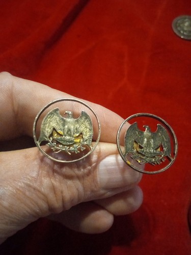 Vintage U.S. Washington Quarter Coin Cutout Eagle Cuff Links Gorgous ...