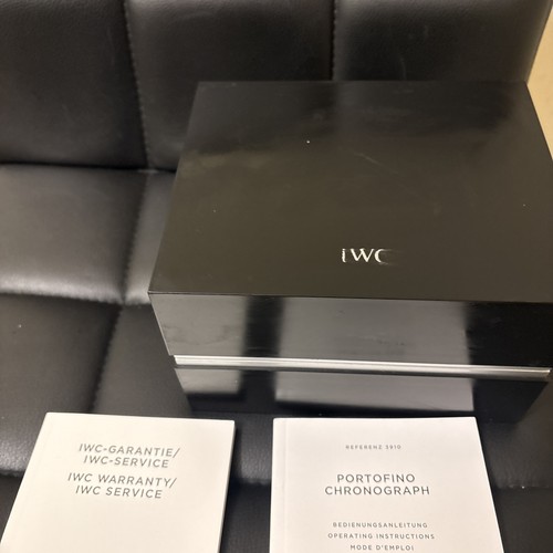 Authentic IWC Watch Box Case Full Set, Warranty Book And Operating ...