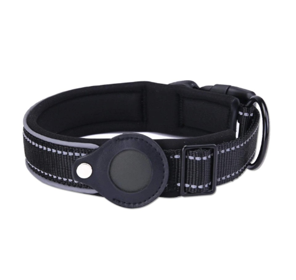 Air Tag Dog Collar for Dogs, Reflective Design with Air Tag Holder ...