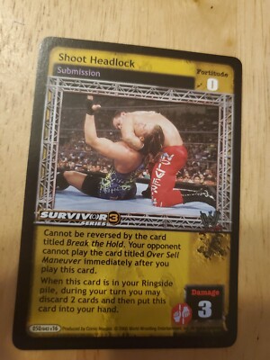 WWE WWF Raw Deal CCG - Shoot Headlock - SS3 | eBay