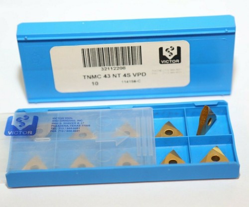 TNMC 43 NT 4S VPD VICTOR TOOL *** 10 INSERTS *** FACTORY PACK *** | eBay