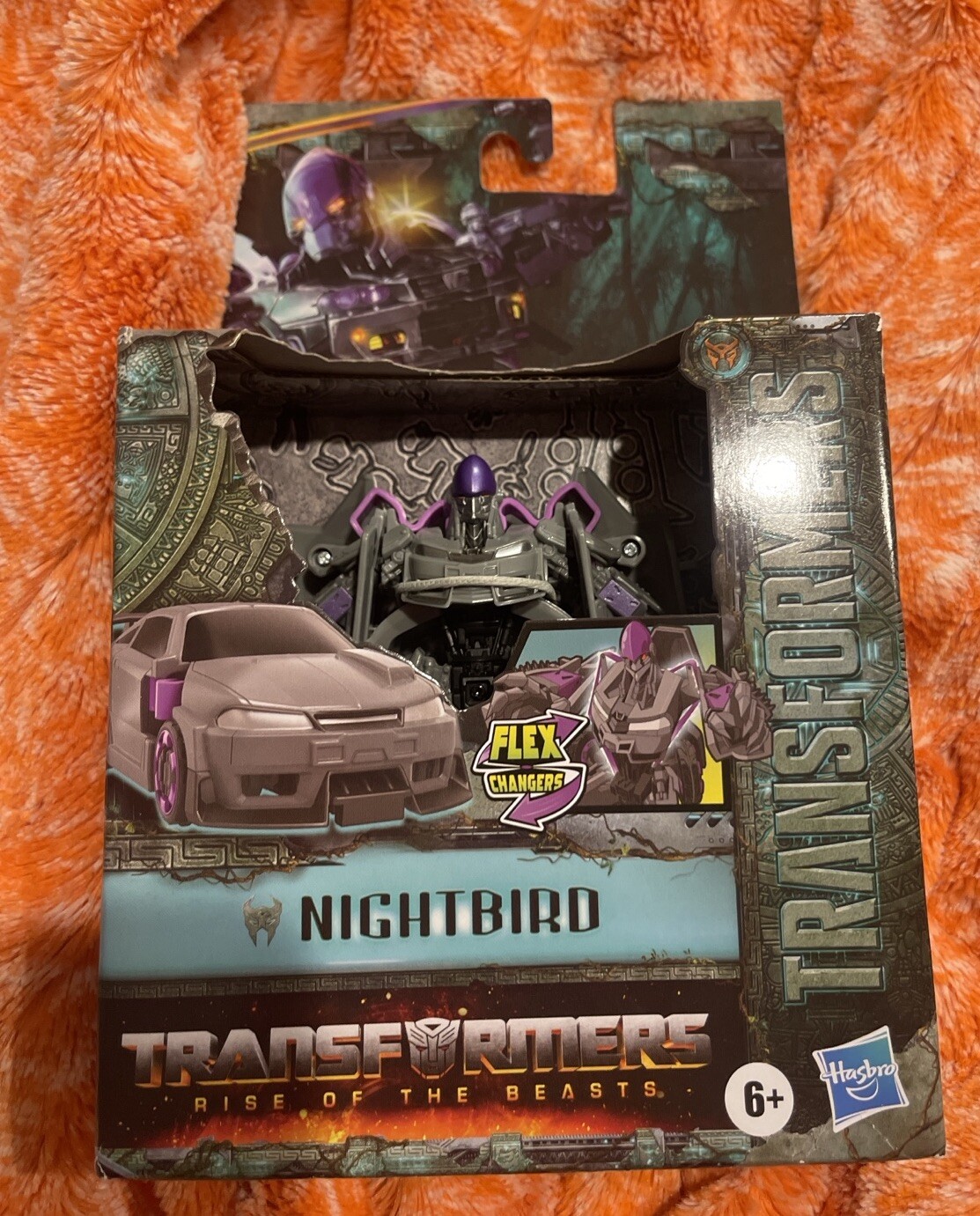 Transformers Rise of the Beasts NIGHTBIRD 4" Flex Changers Figure 2022 ...