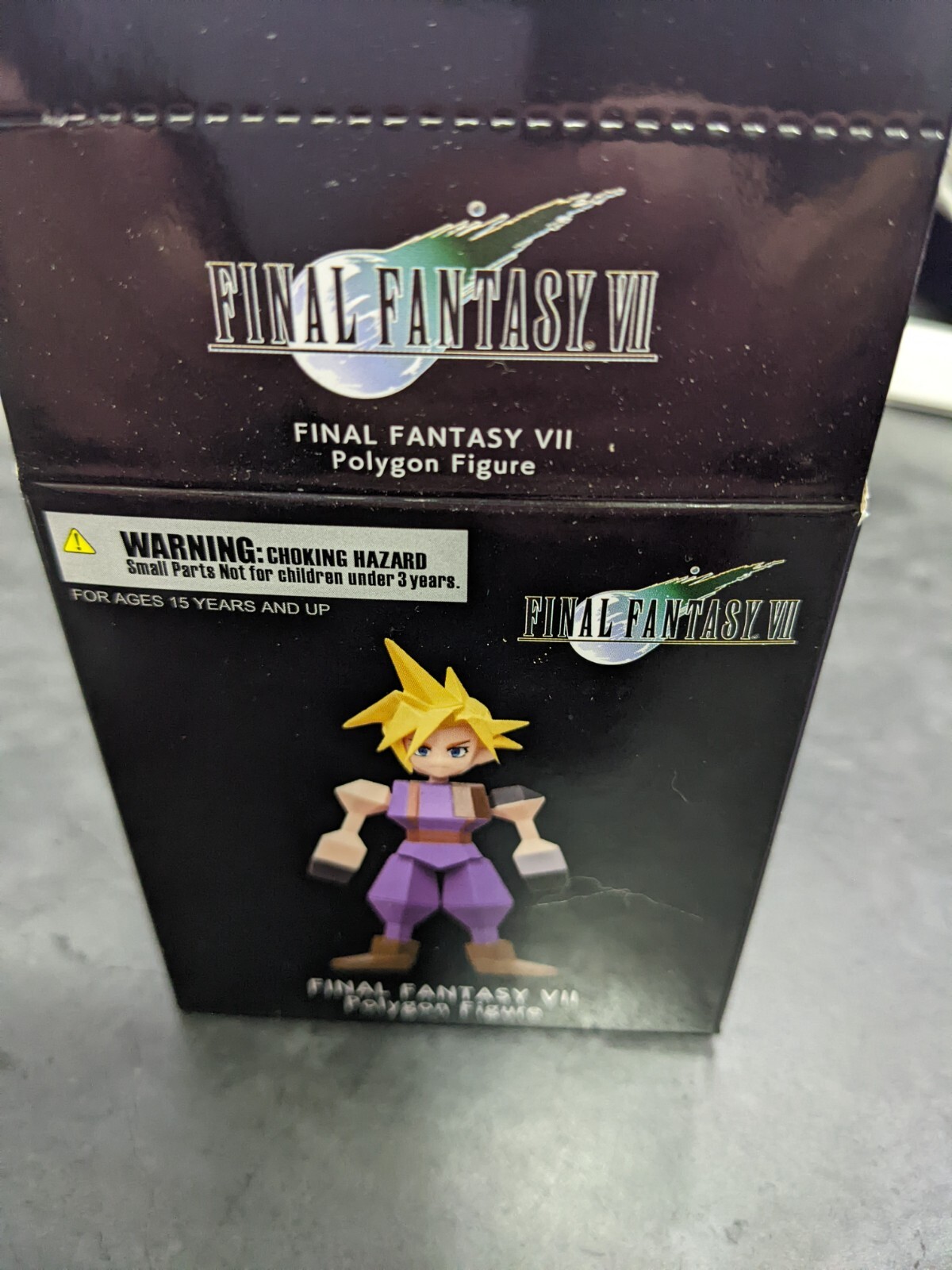 Final Fantasy VII FF7 Polygon Mini Figure Statue Sephiroth w Box Square ...