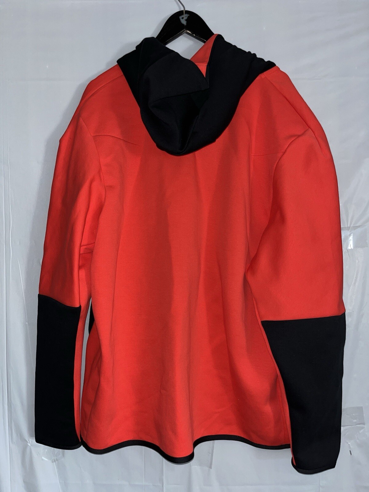 RARE Nike Tech Fleece Jacket NWT 2 XL DV0537 696 Red Black Hoodie Full ...