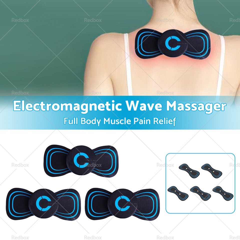 Microcurrent Mini Massage Device EMS Massager Back Full Body Muscle ...