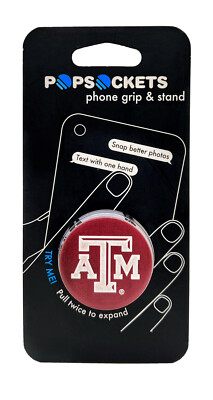 Popsockets NCAA Texas A&M University Phone Grip Popsocket Pop Socket | eBay