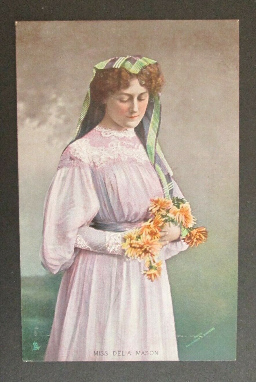 Delia Mason Stage and Screen Actress Posted DB Postcard | eBay
