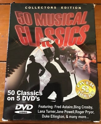 50 Musical Classics Movie Pack Collection (DVD, 5 Disc Set, 2005) VGC ...