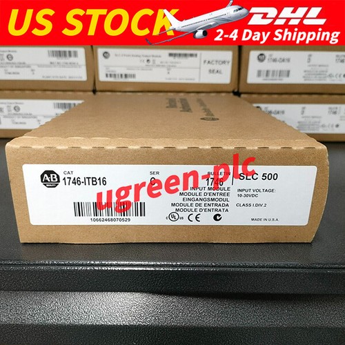 AB 1746-ITB16 SLC 500 16 Point Digital Input Module New Factory Sealed ...