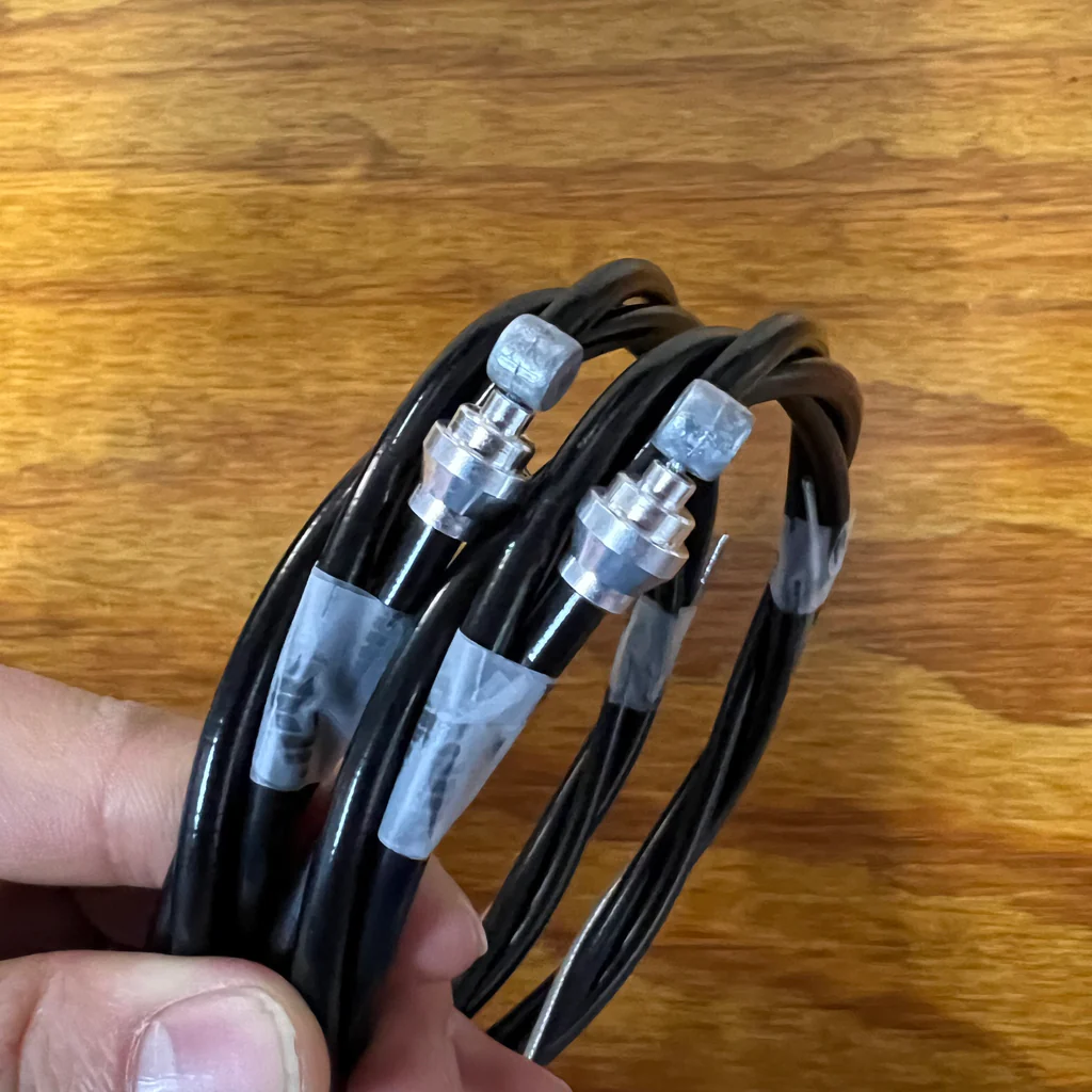 BMX OLD SCHOOL BLACK BRAKE CABLES SET FITS REDLINE RL20 HARO MASTER FST ...