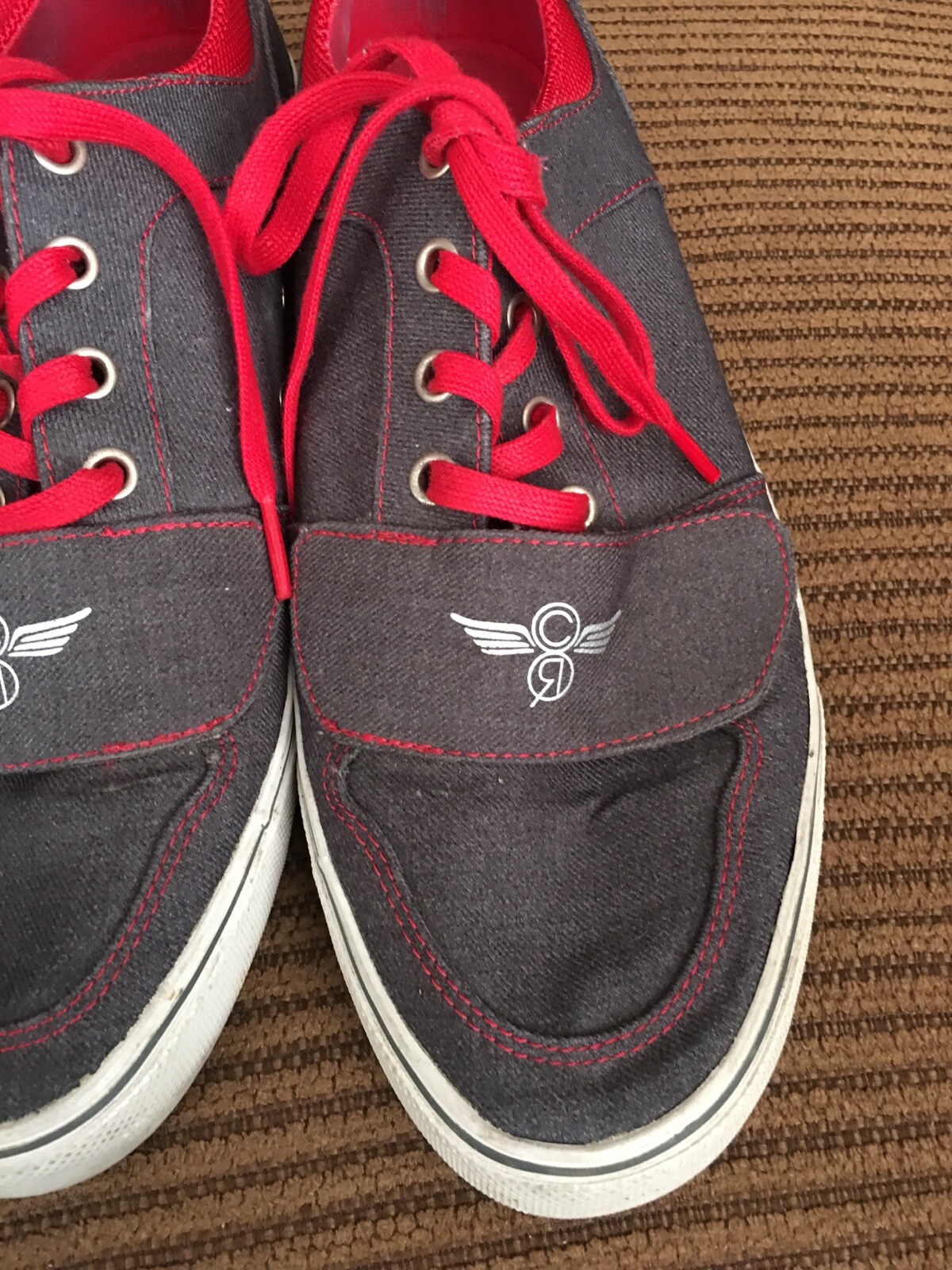 Creative Recreation Shoes Canvas Gray And Red Sneakers Size 11 | eBay