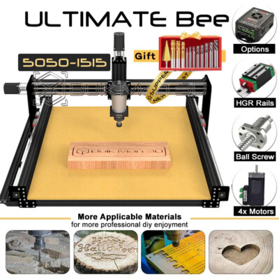 ULTIMATE Bee CNC Router Engraver Machine Full Kit Ball Screw ...