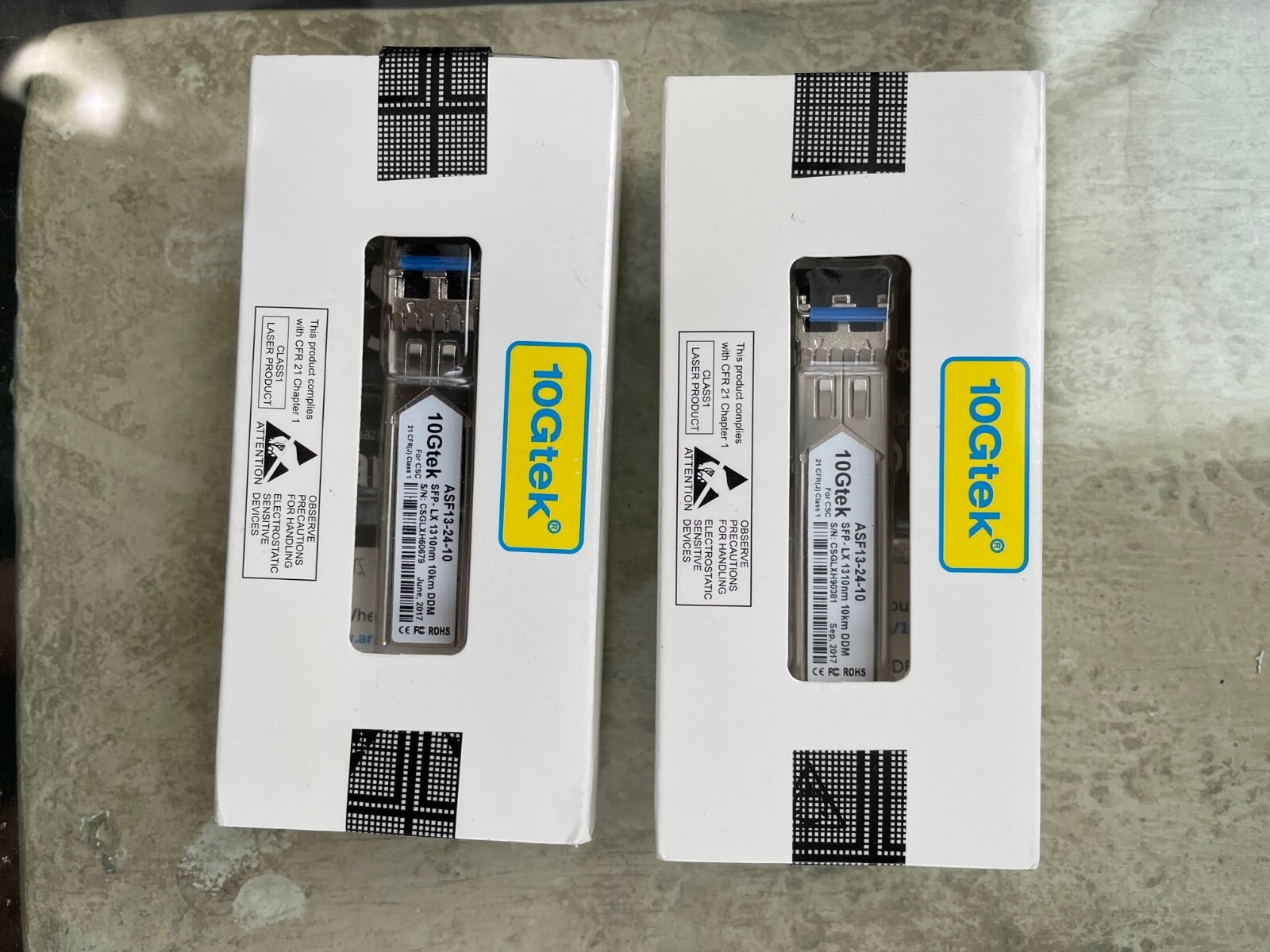 10Gtek ASF13-24-10 SFP-LX 1310nm 10km DDM t1 for sale online | eBay