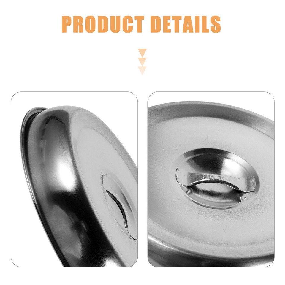 Stainless Steel Food Cover Steak Cover Kitchen BBQ Food Lid Household ...